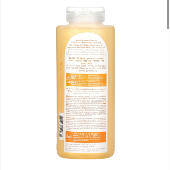 The Honest Company | Bath | Honest Bubble Bath Sweet Orange Vanilla Set ...